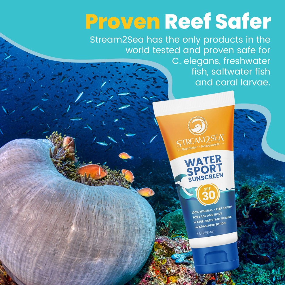 SPF 30 Mineral Sunscreen Travel Size | Stream2Sea